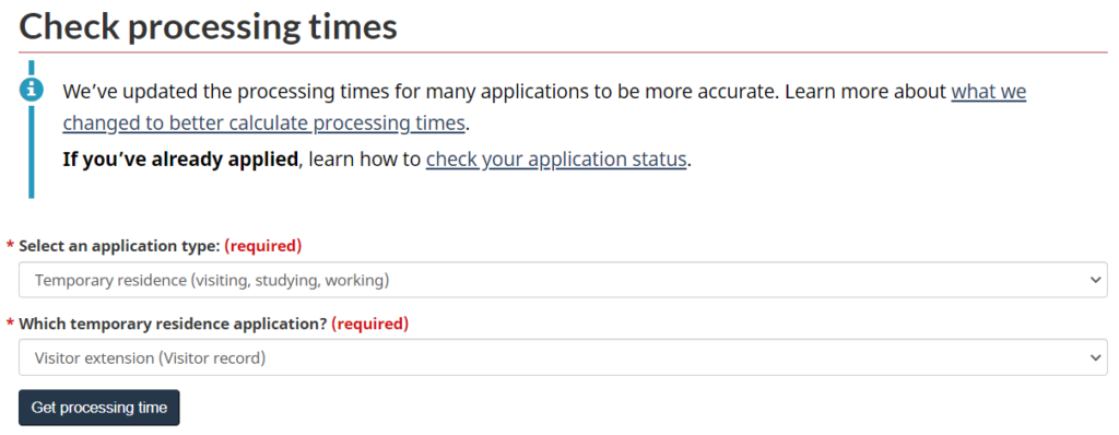 What is a visitor record?- Working Holiday Canada