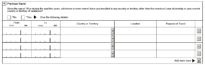 IMM 5257 Schedule 1 Form - Working Holiday Canada